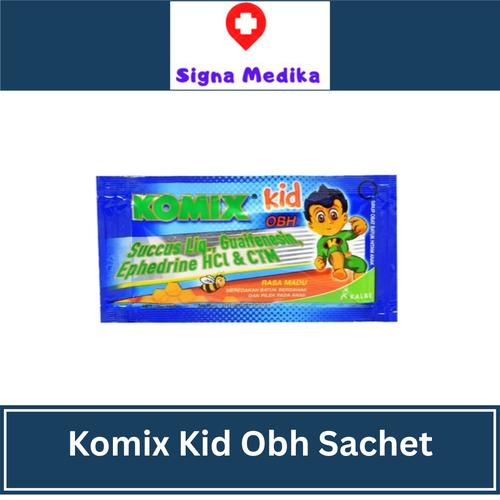 Jual Komix Kid Obh Rasa Madu sachet 5ml - Obat Batuk Dan Pilek Anak ...