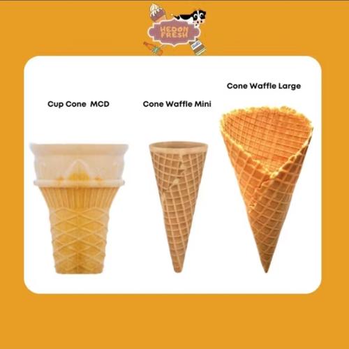 Promo Cup Cone Ice Cream Seperti Cone McD dan Mixue - Waffle Mini ...
