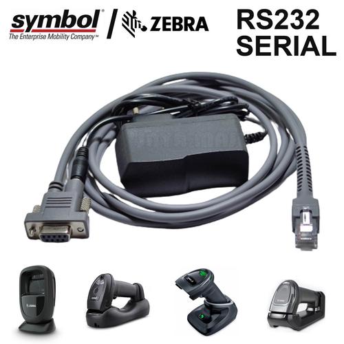 Jual RS-232 SERIAL + ADAPTOR KABEL SCANNER BARCODE FOR ZEBRA - SYMBOL ...