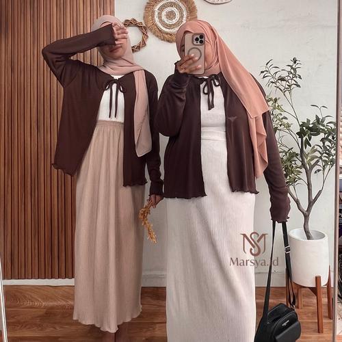 Jual MARSYA cardigan tali jumbo XL-XXL/Cardi Outer Bigsize/ Top Korean ...