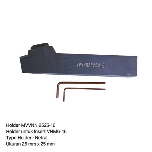 Jual holder MVVNN 2525-16 untuk insert VNMG 16 netral ukuran 25 x 25 baru - Kab. Bekasi ...