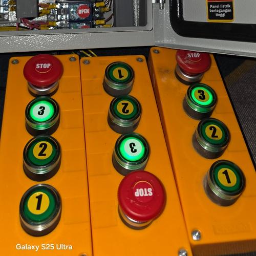 Jual Panel lift 3 lantai dengan 4 tombol Remote wireless untuk kabin ...