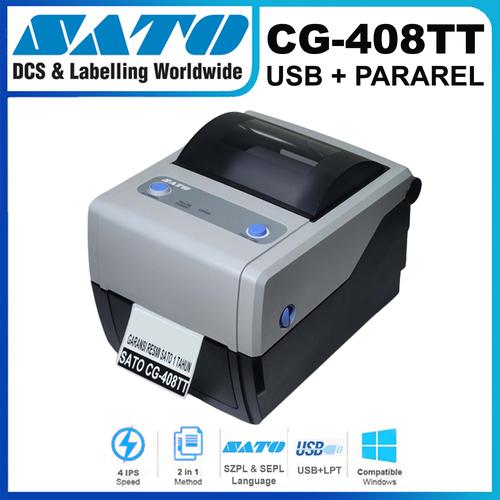 Jual PRINTER BARCODE SATO CG 408TT | CG-408E - BARCODE PRINTER SATO ...