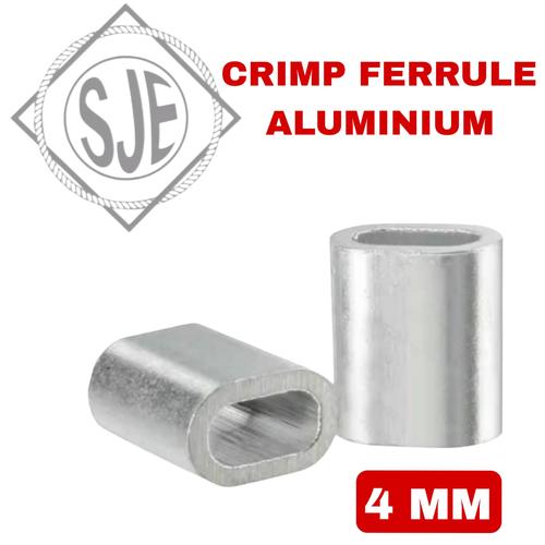 Jual crimp Ferrule 4mm / skun ferrule 4mm / ferrule 4mm aluminium ...