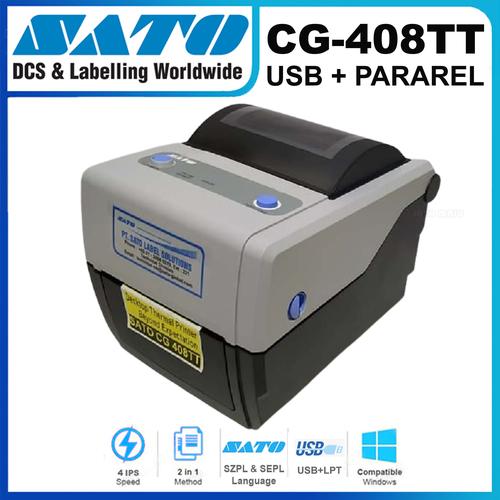 Jual PRINTER BARCODE SATO CG 408TT - CG-408 / BARCODE PRINTER SATO ...