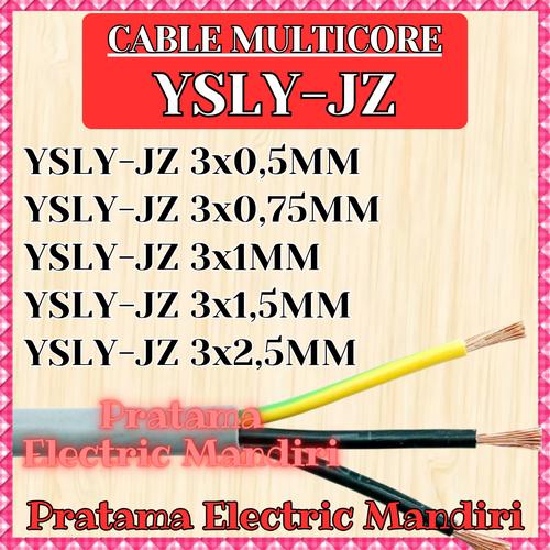 Jual KABEL KONTROL SERABUT ABU-ABU CABLE MULTICORE GREY YSLY YSLY-JZ ...