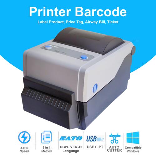 Jual PRINTER BARCODE TERLARIS SATO CG408TT | CG-408TT (USB+LPT+AUTO ...