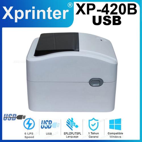 Jual PRINTER BARCODE THERMAL/LABEL PRINTER XP-420B|XP 420B 110MM / A6 ...