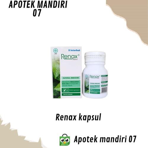 Jual RENAX KAPSUL OBAT GINJAL NATURAL MEDICINE BOTOL ISI 50 KAPSUL ...