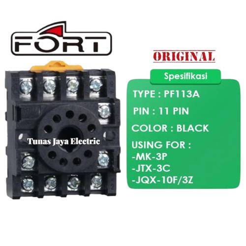 Jual Socket Relay MK3P Kaki 11 Pin PF113AE - Kota Surabaya - Tunas Jaya ...