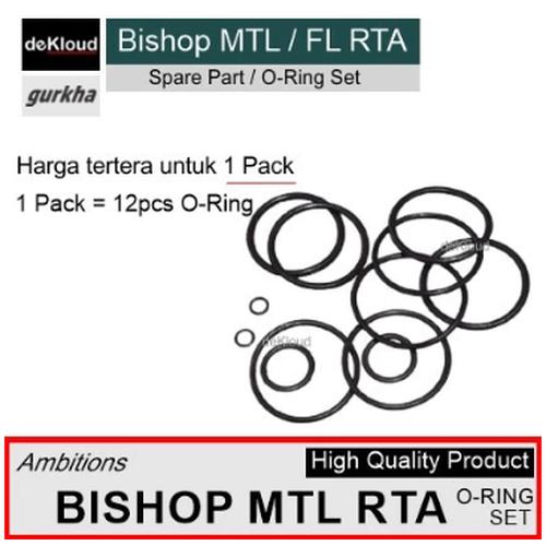 Jual Ready JT O-Ring Set for BISHOP MTL FL RTA | karet seal sil oring ...