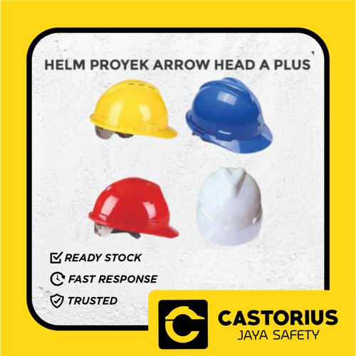 Jual HELM SAFETY HELM PROYEK ARROW HEAD A PLUS LENGKAP INCLUDE INNER ...