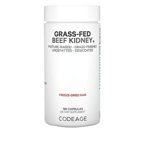 Jual Codeage, Grass-Fed Beef Kidney, Pasture Raised, 180 Capsules (500 mg per Capsule) - Kab ...