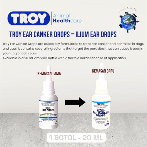 Jual Ilium Ear Drops Obat Tetes Earmites Kucing dan Anjing 20 ML - Kota ...