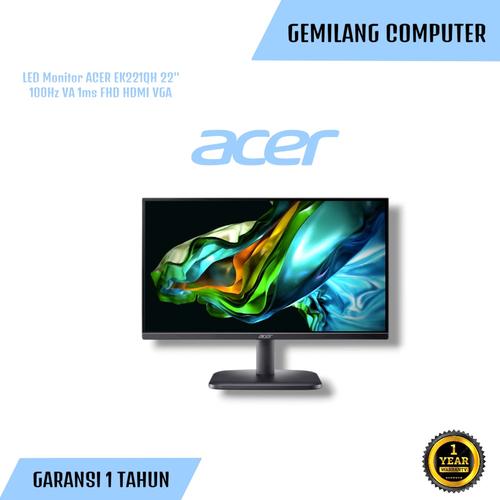 Jual LED Monitor ACER EK221QH 22" 100Hz VA 1ms FHD HDMI VGA - Jakarta ...