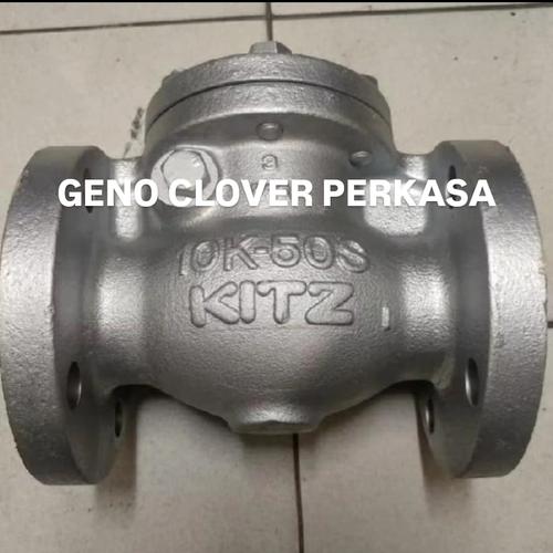 Jual 5" SWING CHECK VALVE BESI CAST IRON JIS 10K FLANGE KITZ ORIGINAL ...