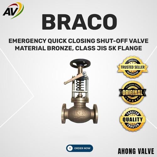 Jual 3" EMERGENCY QUICK CLOSE VALVE SHUT OF BRONZE JIS 5K FLANGE MERK ...