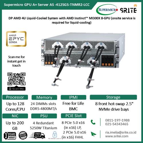 Jual Supermicro GPU Server 4U Liquid-Cooled System with AMD Instinct ...