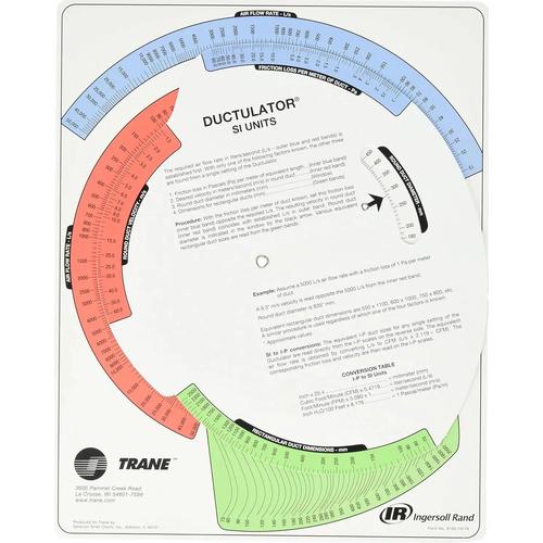 Jual TD1 Ductulator with Sleeve, Duct Sizing Calculator Crafty capsule ...