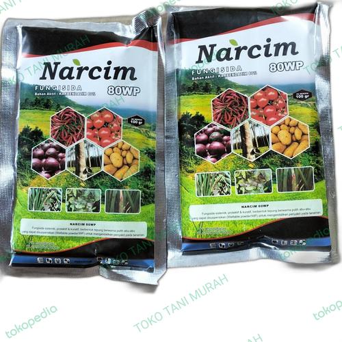 Jual NARCIM 80 WP Karbendazim 100 gram Pembasmi penyakit jamur pada ...