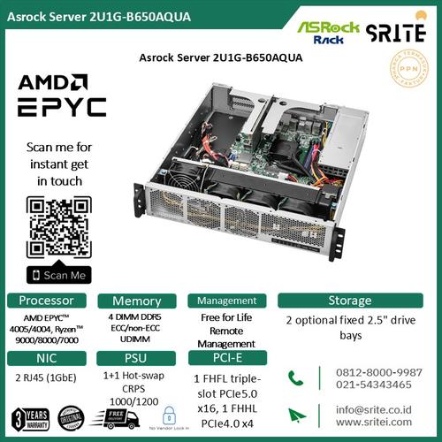 Jual Asrock Rack Server 2U GPU Server Single Socket AM5 supports AMD ...