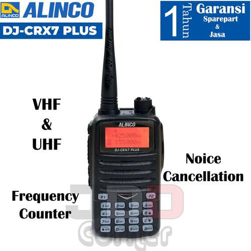 Jual HT Alinco DJ-CRX7 Plus Dual Band VHF & UHF ORIGINAL Baru Garansi 1 Tahun DJCRX7 DJ CRX7 ...