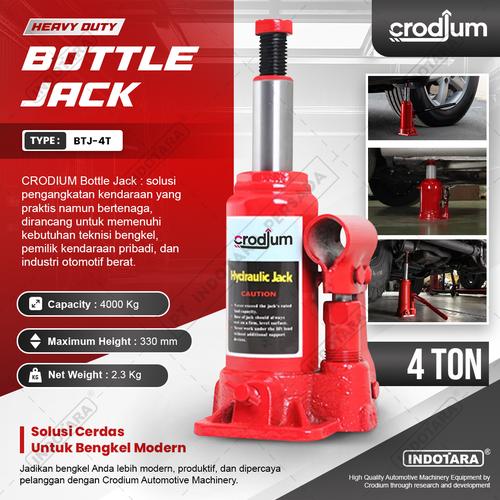 Jual Dongkrak Botol 4 TON - Crodium Hydraulic Jack BTJ-4T - Kab ...