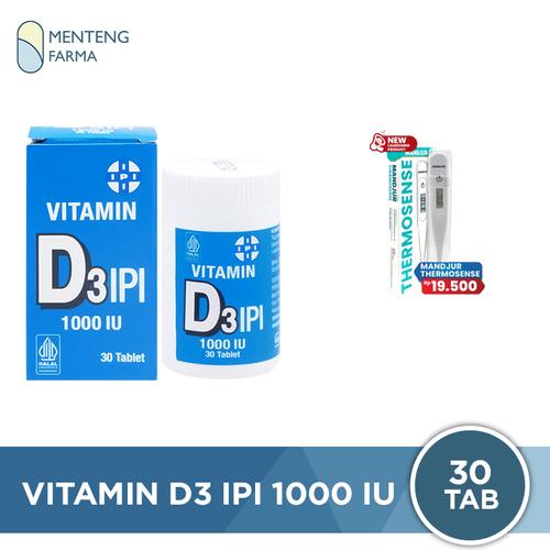 Jual IPI Vitamin D3 30 Tablet - Suplementasi Vitamin D dengan Cepat ...