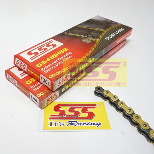 Jual RANTAI SSS 415 HSB GOLD 130 LINK: CB150 CBR FU SONIC GSXR NINJA R ...
