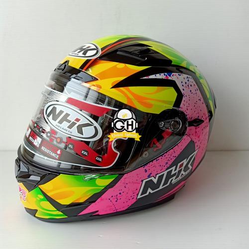 Jual HELM NHK FULL FACE NHK RX9 KAREL WINTER BLACK PINK - M - Kota ...
