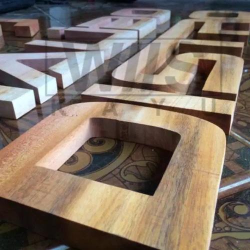 Jual HURUF KAYU TIMBUL DEKORASI / HURUF PAPAN KAYU / HURUF KAYU CUSTOM ...