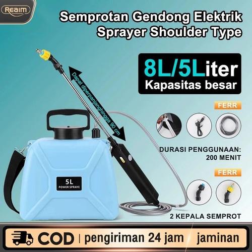 Promo Semprotan Elektrik Sprayer Shoulder Type 5/8 Liter Sprayer ...