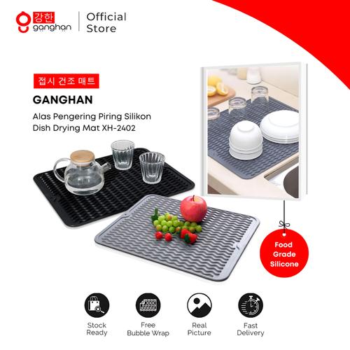 Promo Ganghan Alas Pengering Piring Gelas Silikon | Dish Drying Mat XH ...