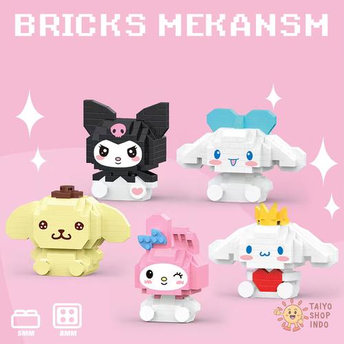 Promo Mainan Mini Bricks 3D Karakter Kartun Building Nano Block Blok ...