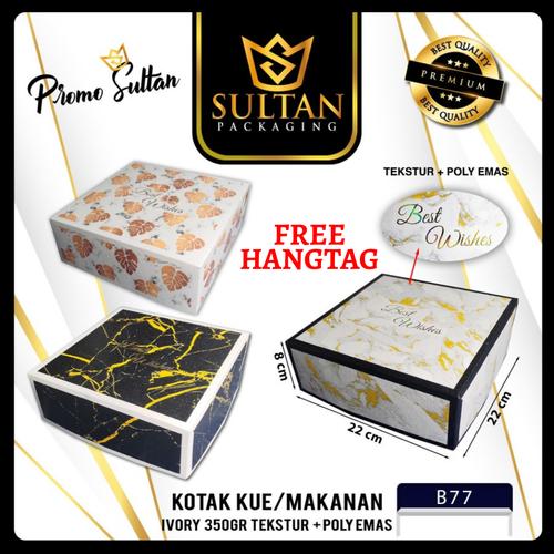 Jual Kotak Kue Box Cake Lunch Ivory Packaging Dus Makanan Murah B77 ...