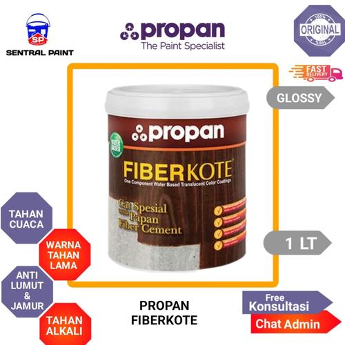 Jual PROPAN FIBERKOTE ( 1 LITER ) / CAT FIBER SEMEN / CAT WARNA KAYU ...