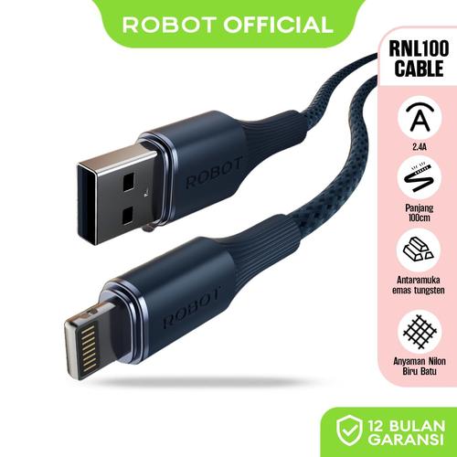 Promo ROBOT Kabel Data Fast Charging Panjang 100cm 2.4A Micro - ROBOT ...