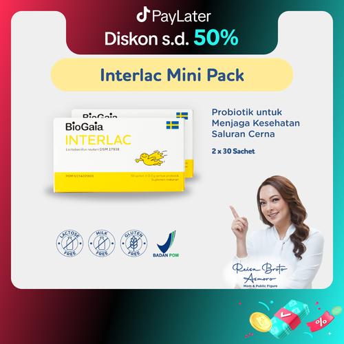 Promo Interlac Probiotik Mini Pack Double Bundle - Menjaga Kesehatan ...