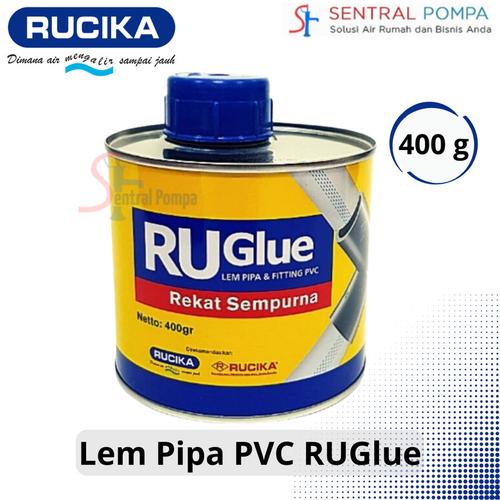 Jual Lem Rucika 400g Ruglue Truglue Pipa Pralon PVC 400 gram RU Glue ORI - Kota Bandung ...