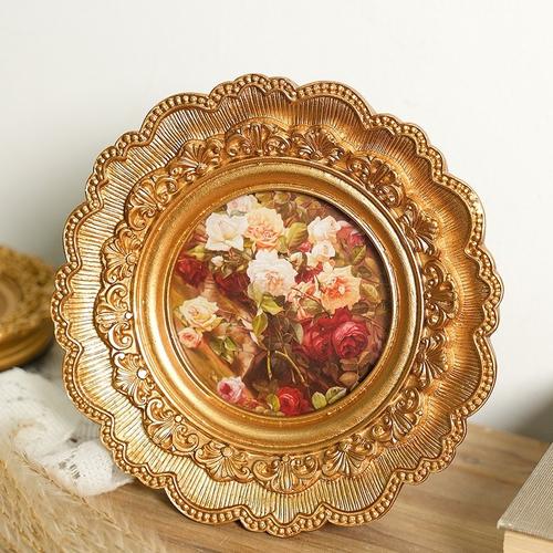 Jual Bingkai Foto Retro Gold Resin Photo Frame Antique Vintage Picture ...