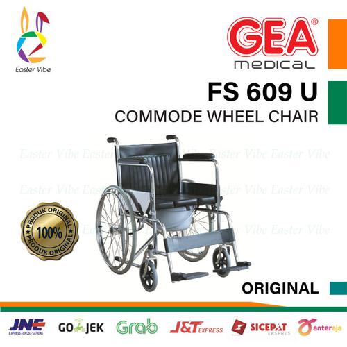 Jual KURSI RODA GEA FS 609 U KURSI RODA 2 IN 1 WHEELCHAIR COMMODE FS ...