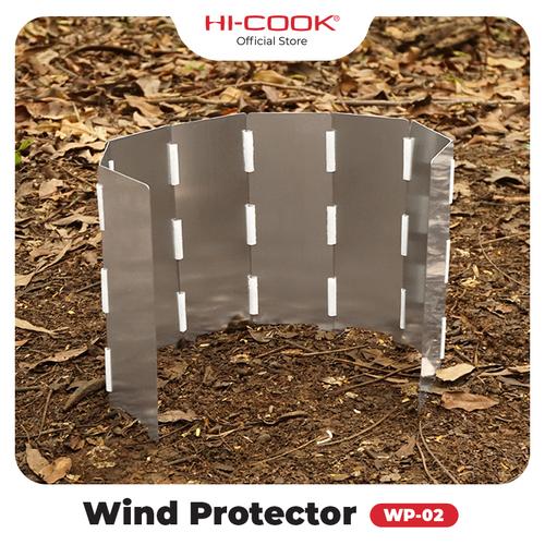 Promo Hi-Cook Wind Protector Mini WP-03 Plat Stainless Steel Penahan ...