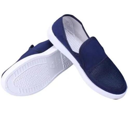 Jual Cleanroom ESD Antistatic Pvc Leather Mesh Shoes, Dark Blue ...