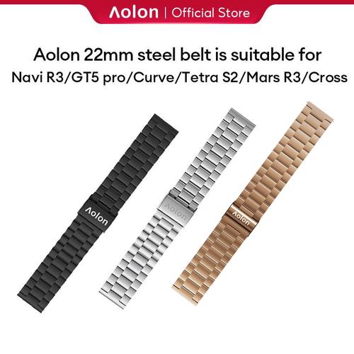 Promo Aolon 22mm Original Smart Watch Stainless Steel Strap for GT5 Pro ...