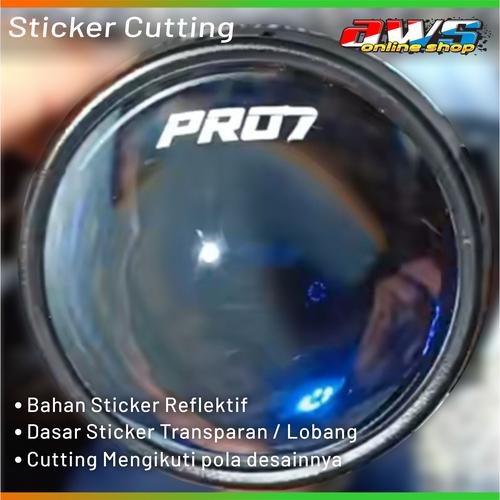 Jual Sticker Cutting Biled PRO7 Mini Font Terbalik - 1,5 cm Font ...