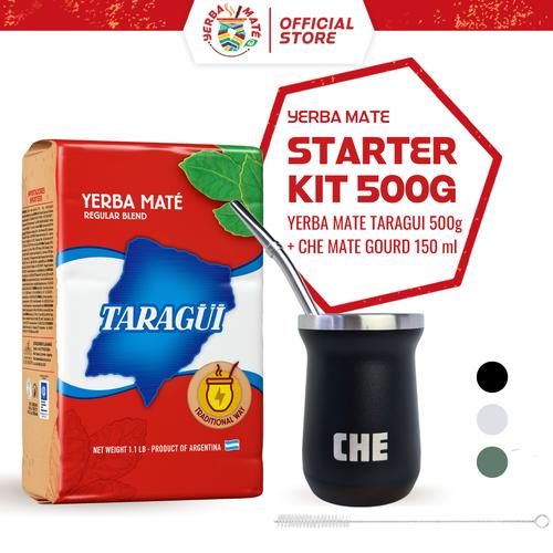 Promo Taragui Yerba Mate Original with stems 500g + CHE Mate Gourd Cup ...
