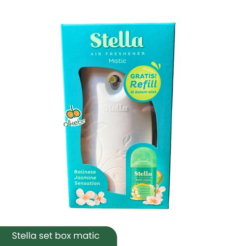 Jual Stella Set Box Matic dispenser + Refill 225 Pengharum Ruangan Air ...