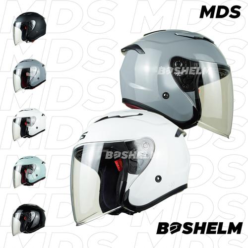 Jual Helm MDS VOLTUS SOLID Helm Half Face SNI - HITAM DOFF, L - Kota ...