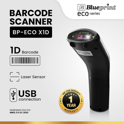 Jual BP-ECO X1D Barcode Scanner Laser 1D USB Blueprint BP-ECO X1D – Scan Barcode Kasir, Toko ...