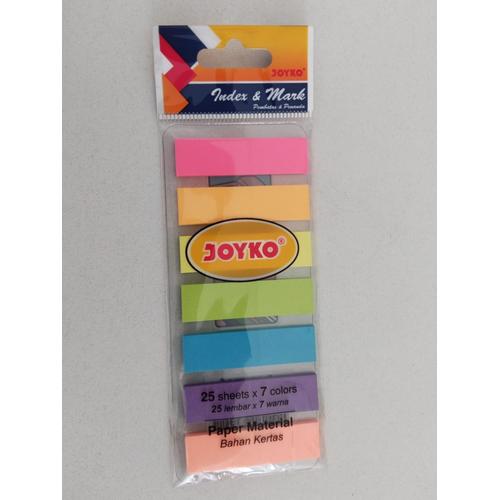 Promo Sticky Note Rainbow 7 Warna Pembatas Buku Kertas Warna Warni ...